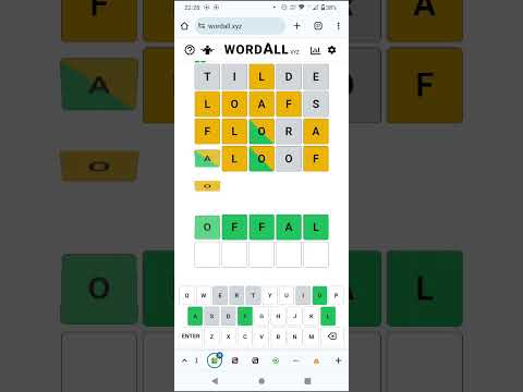 Find ALL the Wordle answers! (WordALL puzzle for 3 July 24) #speedsolving #puzzlegame