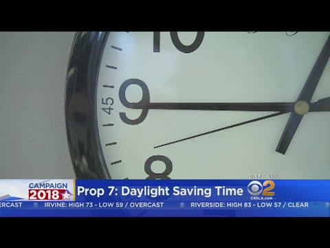 Prop. 7 Would End Daylight Saving Time In California