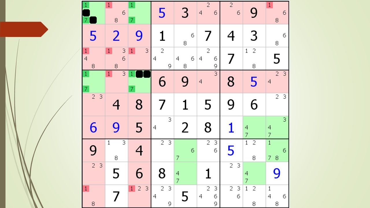 dxSudoku #53 Unique Rectangle Type 6