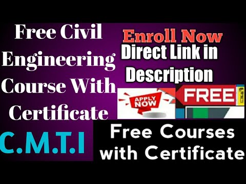Free Civil Engineering Courses With Certificate| Free Long Civil Certification | #CivilFreeCourses