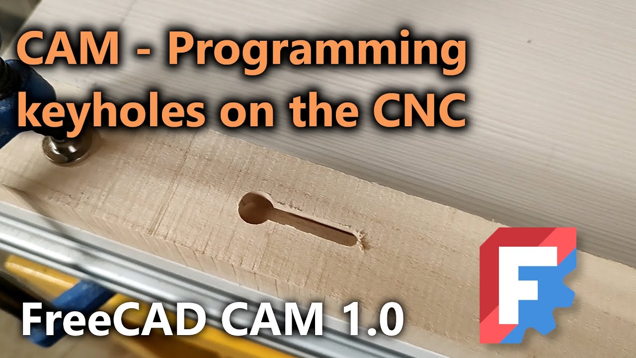 CNC Keyhole G-Code Tutorial – Open Source CAM Workflow
