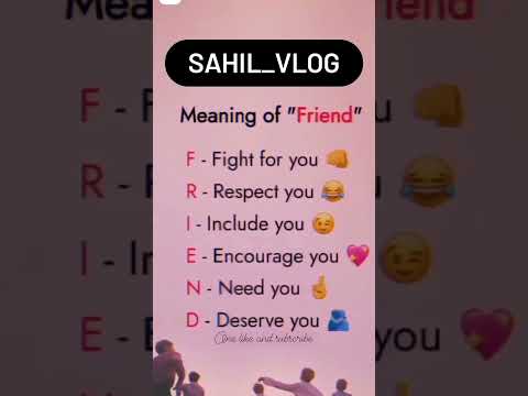 meaning of "friend"#short #trending