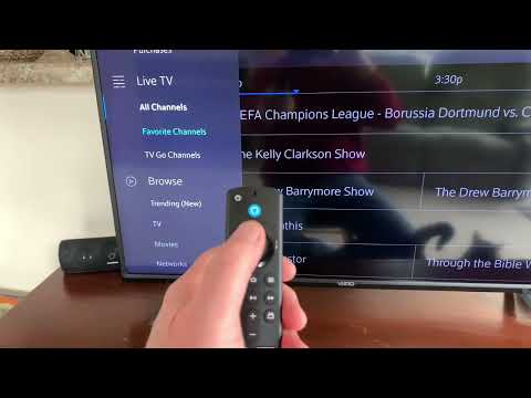 Selecting favorite channels with Firestick/Xfinity streaming app 