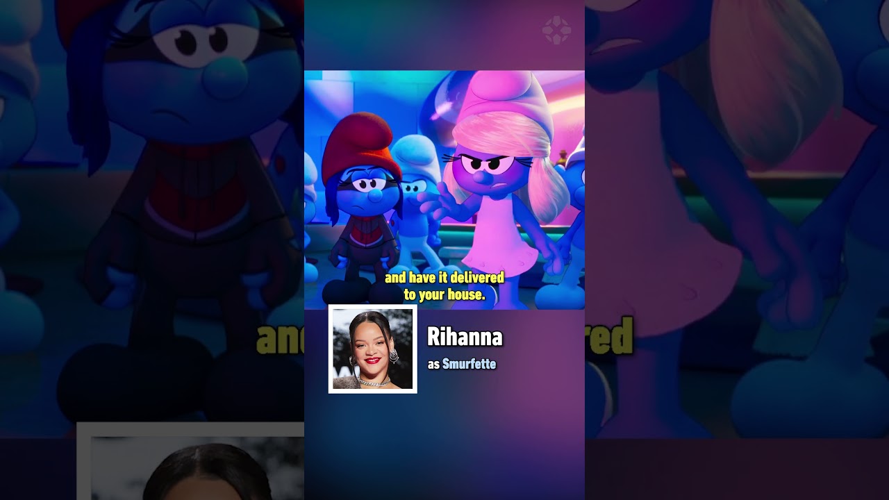 The Smurfs cast is stacked