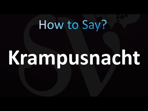How to Pronounce Krampusnacht (CORRECTLY)