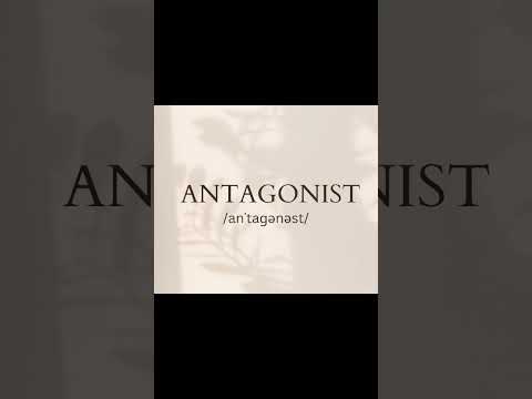ANTAGONIST | Words of the day #vocabularylesson #vocabularywords #wordoftheday #fyp #antagonist