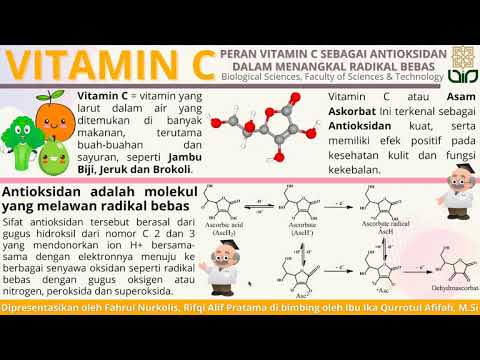 Peran Vitamin C sebagai Antiokasidan dalam Menangkal Radikal Bebas | Fahrul Nurkolis & Rifqi Alif P