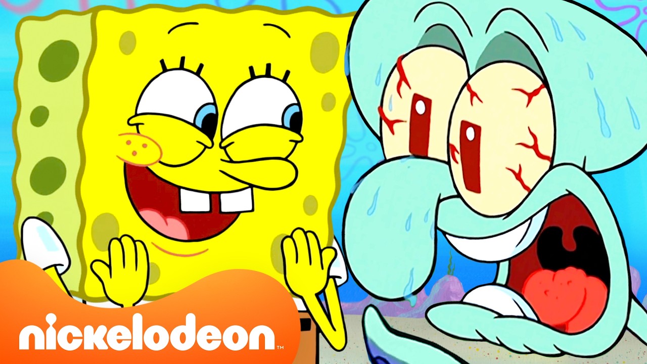 1 Hour of Squidward's Worst Days Ever 😅 | SpongeBob | Nicktoons