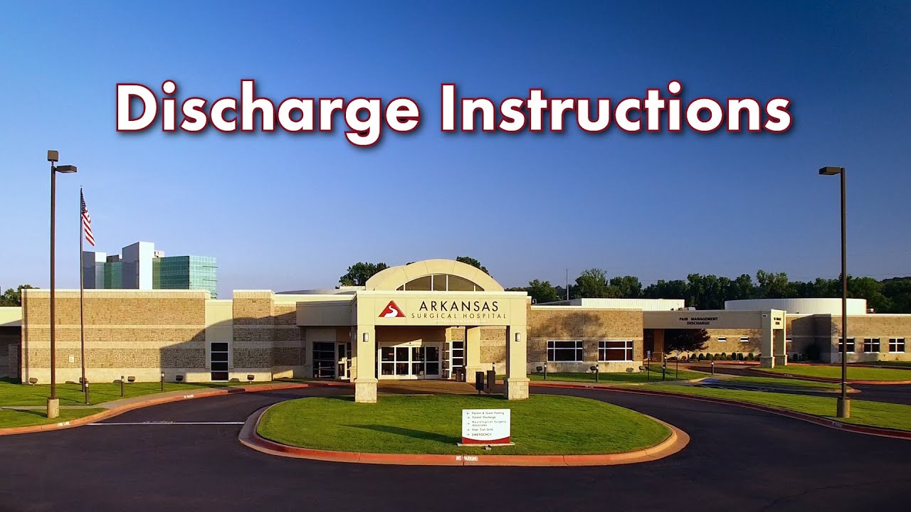 Discharge Instructions