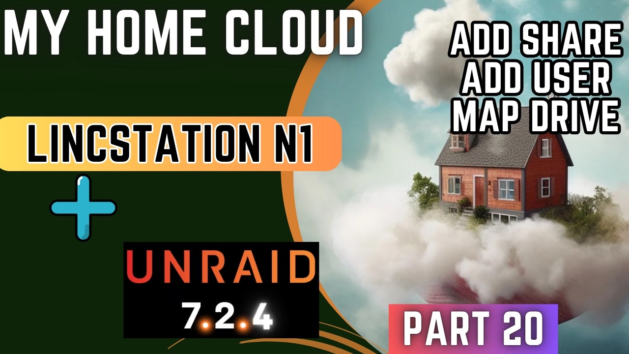 Unraid 7.2.4 Beginner Guide | Setup Users, Network Shares & Map Drives (Step-by-Step NAS Tutorial)