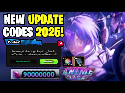 *NEW* ALL WORKING CODES FOR ANIME SAGA IN MAY 2025! ROBLOX ANIME SAGA CODES