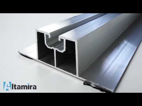 Solar Systam Solution Trapezoidal bridge 33cm H-30 made of EPDM for roofs made sheet metal pv-02-01