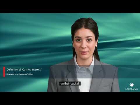 "Carried interest" - Legal Definition