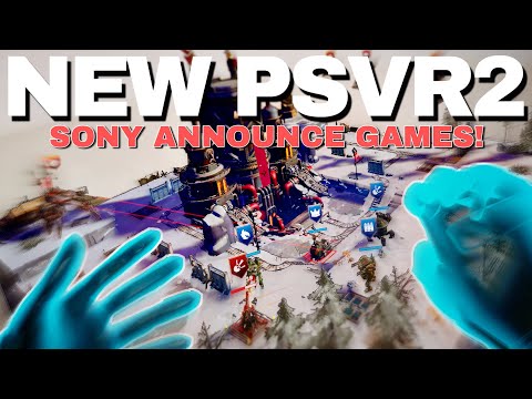 Sony SURPRISE Announce NEW PSVR2 GAMES | 4 New Games!