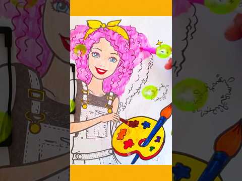 Barbie coloring/How to Color Barbie GIANT Coloring Pages/Disney's Barbie coloring/NCSmusic