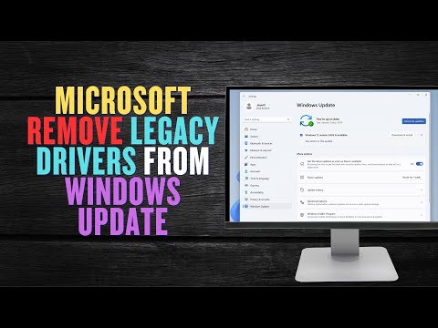 Microsoft Remove Legacy Drivers From Windows Update