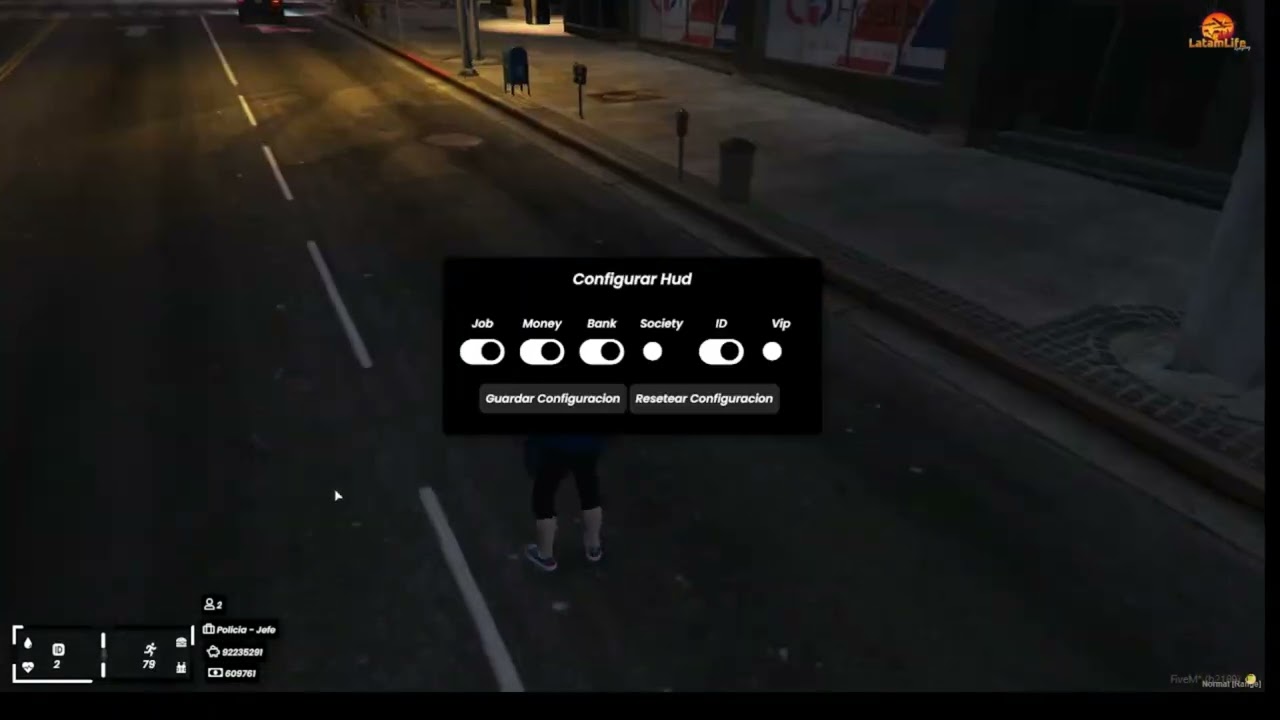 Basic Hud for Displaying Job and money + extras [Esx only] - FiveM ...