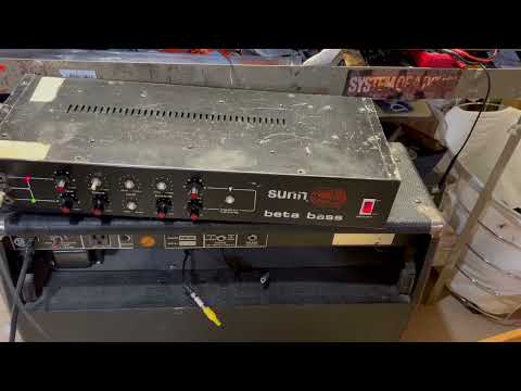 Vintage Sunn Beta Bass Amplifier Head - WORKS - | Reverb