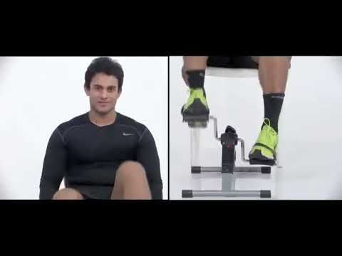 SPARNOD FITNESS SMB-100 Mini Cycle Pedal Exerciser with Adjustable Resistance and Digital Display
