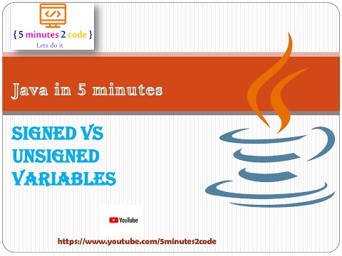 Signed vs Unsigned variables in Java