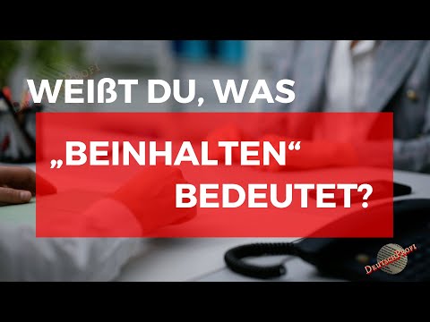 Was bedeutet "beinhalten"? | Definition, Synonyme & Beispiele | Deutsch lernen B2, C1, C2