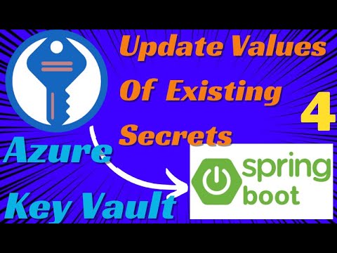Update Existing Secrets in KeyVault with SpringBoot | Azure Key Vault SpringBoot|Secret Client Bean