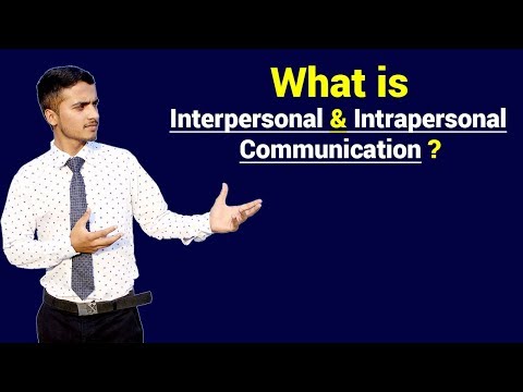 What is Interpersonal & Intrapersonal Communication ? Urdu / Hindi