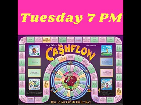 CASHFLOW 101 - Every Tuesday at 7 PM EST - Play online!!
