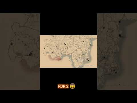 RDR 1 And Rdr Map difference 🥵#rockstargames#rdr2