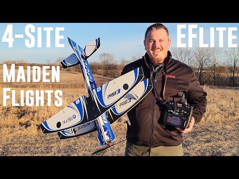 E-flite - 4-Site 3D Flat Foamy - 800mm - 2X Maiden Flights