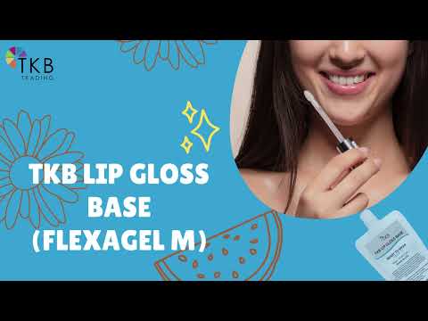 TKB Lip Gloss Base (Flexagel M) | Ready-to-Wear| Moisturizing, High Shine, Crystal Clear