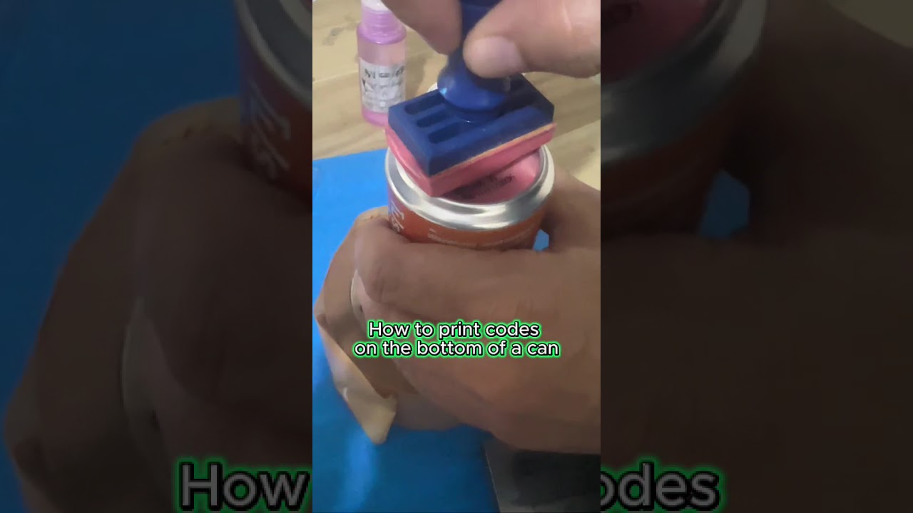 Print Codes on Can Bottoms: Universal Low-Cost Batch Printer