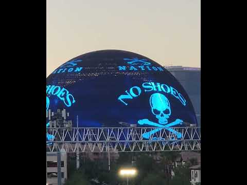 The Wizard of Oz Sphere Las Vegas advertising.