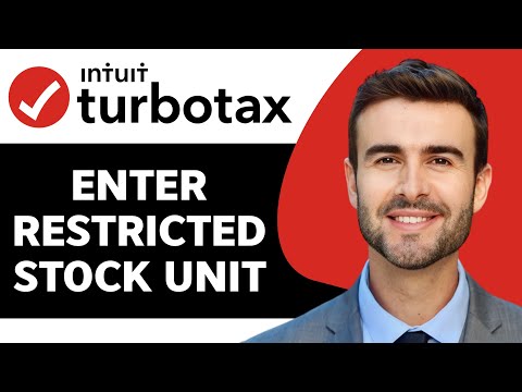 How to Enter Restricted Stock Unit in 2025 | Turbotax Tutorial