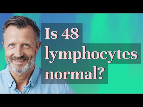 Is 48 lymphocytes normal?