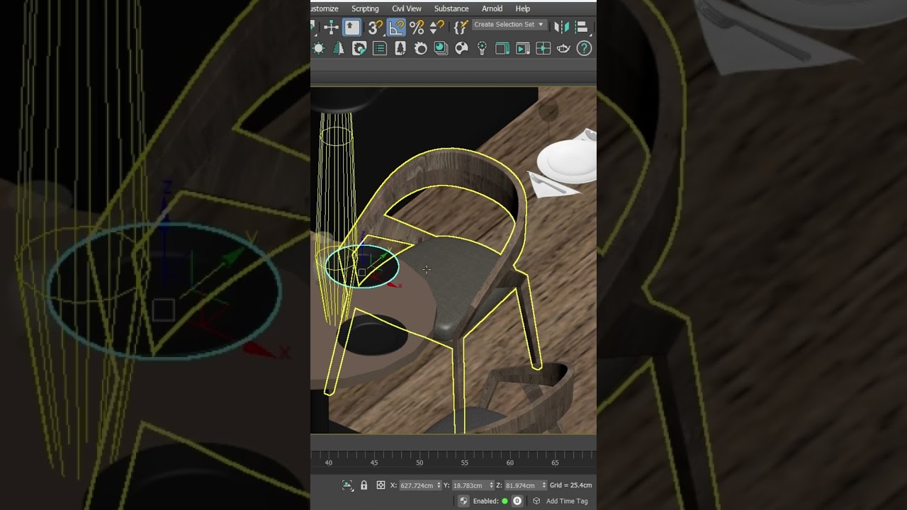 Edit Object in 3ds max#architect #3dsmax #object#interiordesign #render #design #decoration