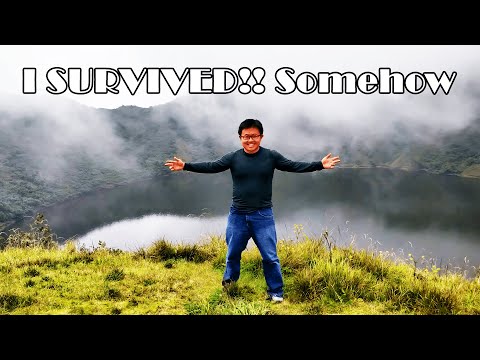 My most TERRIFYING driving experience to summit Mt. Bisoke Volcano ft. Crater Lake, Large Earthworm