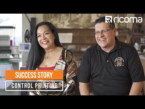Ricoma Reviews: Control Printing Success Story | Ricoma MT - 1502 Embroidery Machine