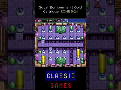 Super Bomberman 5 Gold Cartridge ZONE 5 24