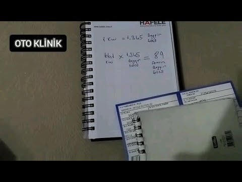 Araç Beygir Gücü Nasıl Hesaplanır,Nerede Yazar,Ruhsatta Yazan Kw Nedir Beygir Gücüne Nasıl Çevrilir