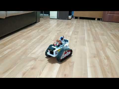 Self-propelled remote-controlled crawler platform with delta caterpillars. by Deryaba - Thingiverse