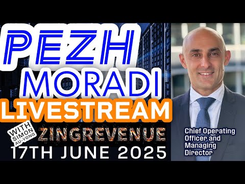 Livestream with Pezh Moradi, Chief Operating Officer & Managing Director