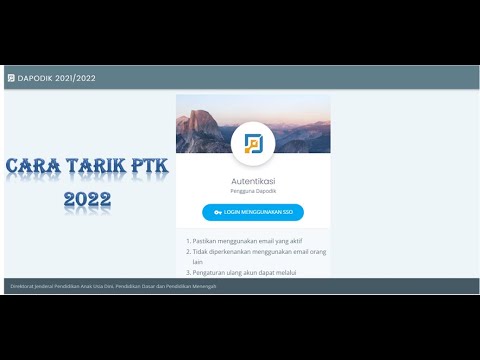 Cara Tarik PTK 2022 di Link sp datadik kemdikbud go id