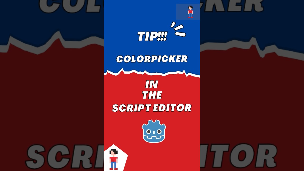 Using the ColorPicker in the script editor with Godot 4. #godotengine #godot #godot4 #gamedev