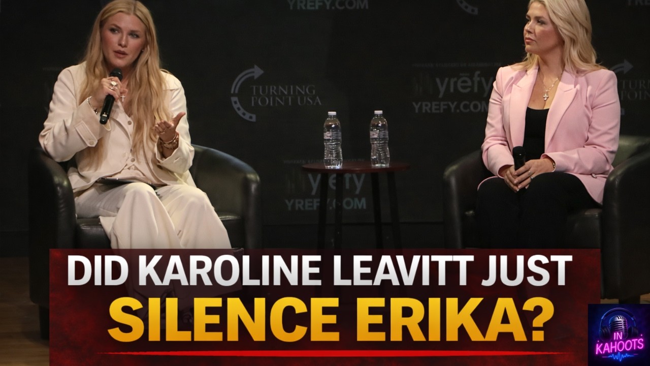 ERIKA KIRK SWITCHES UP ON STAGE?! Karoline Leavitt EXPOSES THE CONTRADICTION 