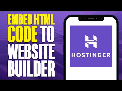 How To Embed HTML Code To Hostinger Website Builder (2025)