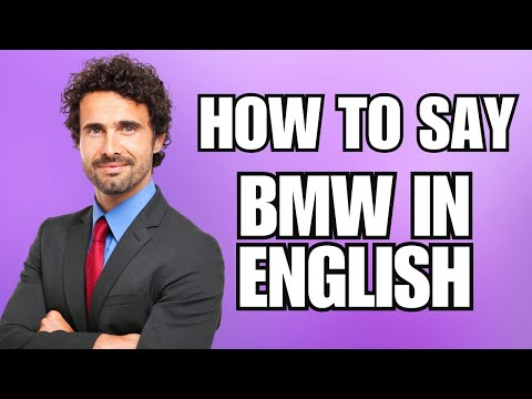 How To Pronounce BMW in English (Correctly)