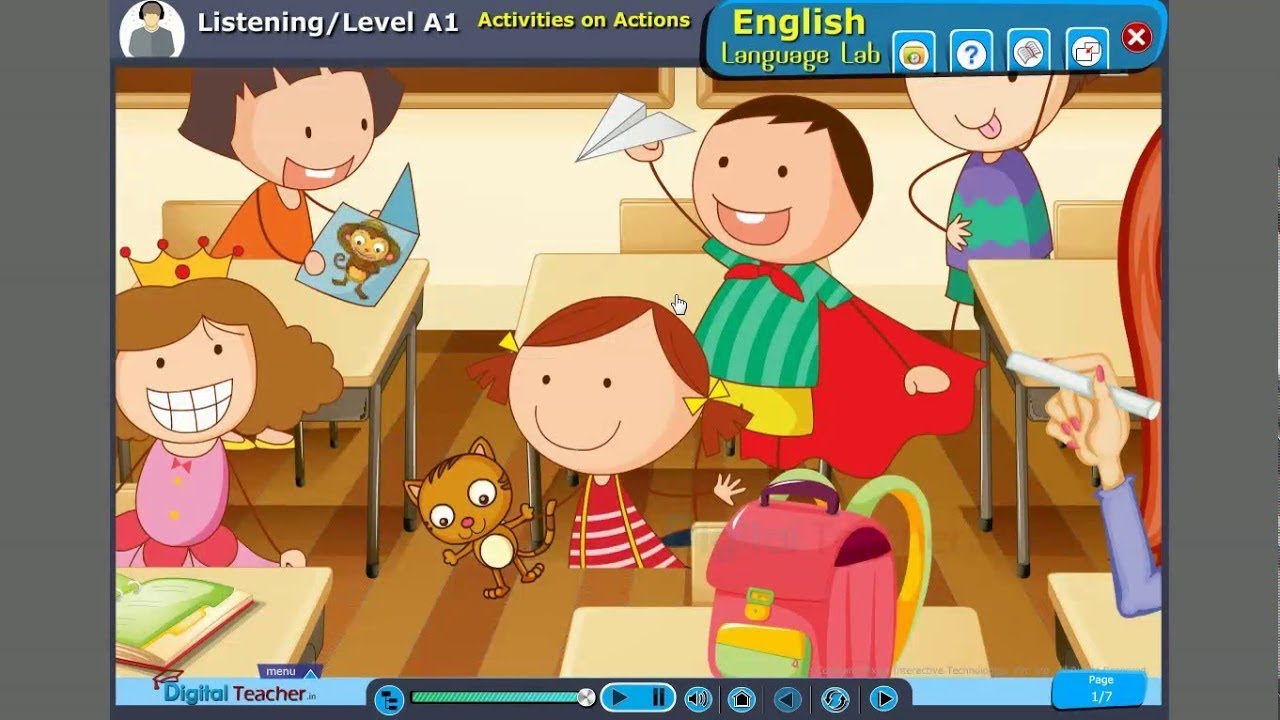 Listening, English language lab | Digital Teacher | #languagelab #englishlab #education