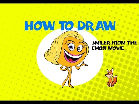 How to draw Smiler from the Emoji Movie – STEP BY STEP GUIDE – ART ...
