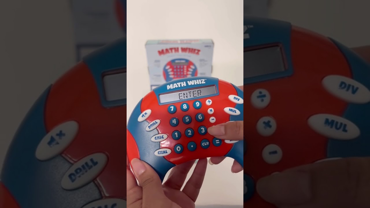 Educational Insights Math Whiz Handheld Electronic Math Game